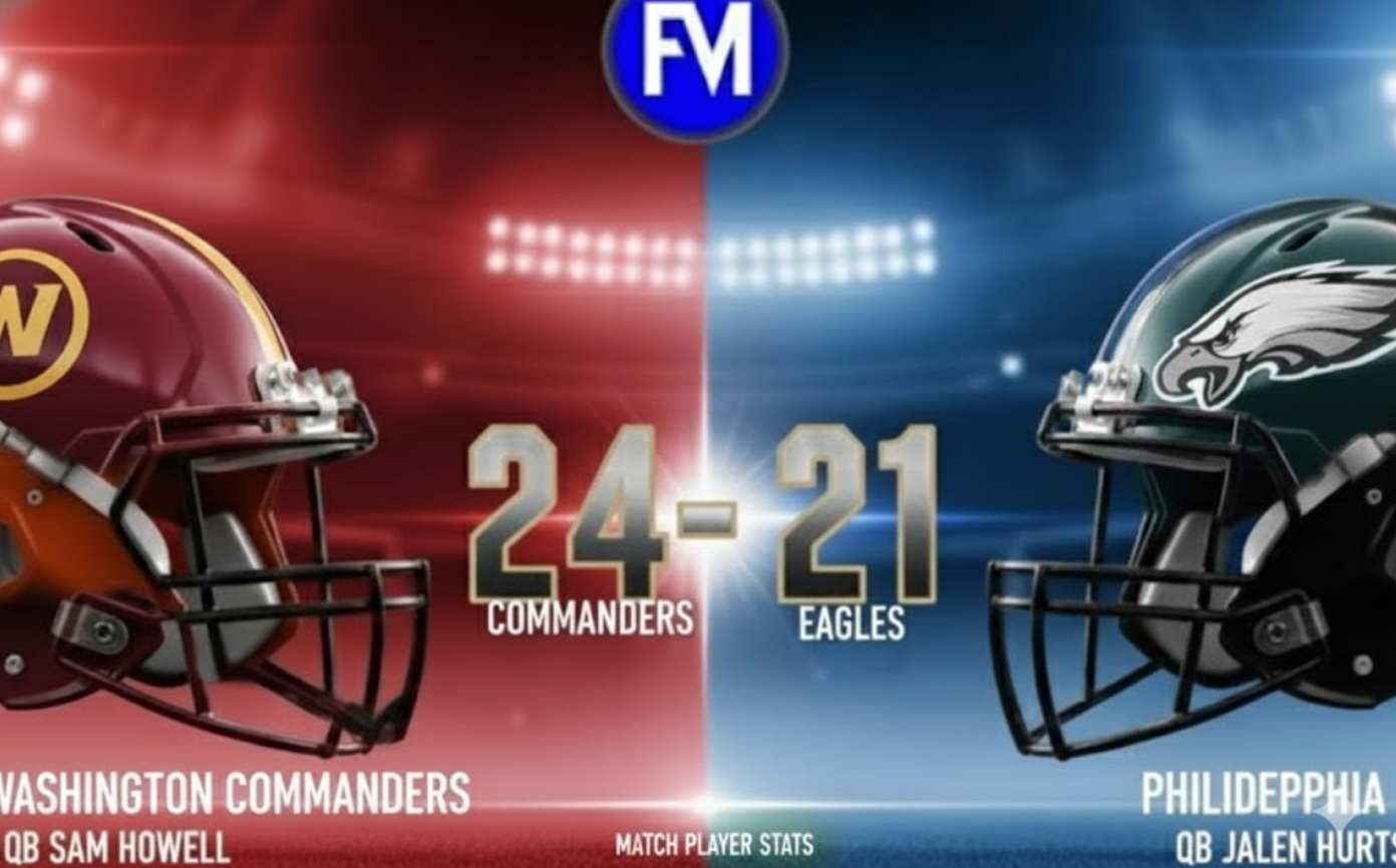 Washington Commanders vs Philadelphia Eagles Match Player Stats